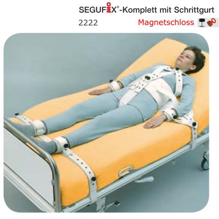 Segufix Komplett 5-Punkt-Fixierung von Patienten im Bett, mit ...